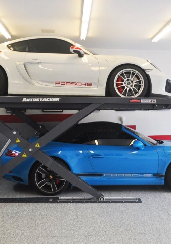 Autostacker Modern Low-Profile Parking Lift by BendPak