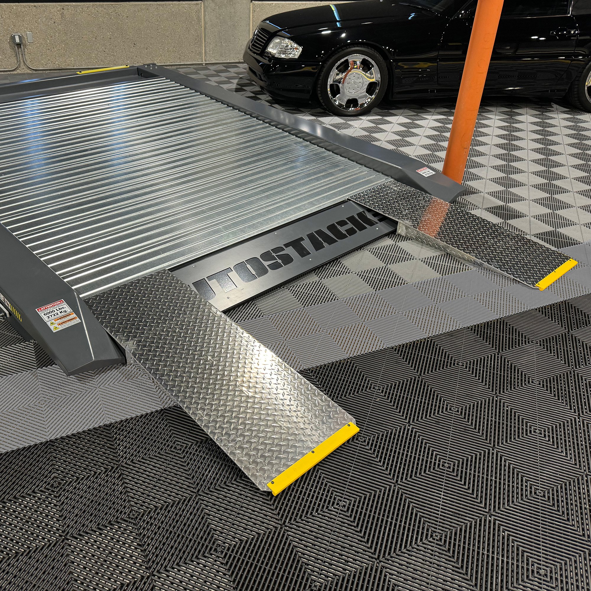 48-Inch Extended Approach Ramps Autostacker aluminum ramps Extended car ...