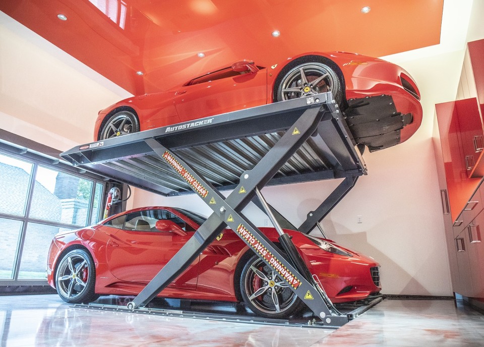 Autostacker Modern Low-Profile Parking Lift by BendPak