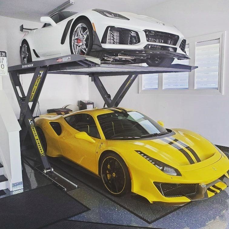 Autostacker Modern Low-Profile Parking Lift by BendPak