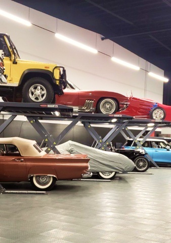 Autostacker Modern Low-Profile Parking Lift by BendPak