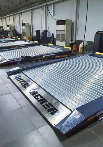 Autostacker Modern Low-Profile Parking Lift by BendPak