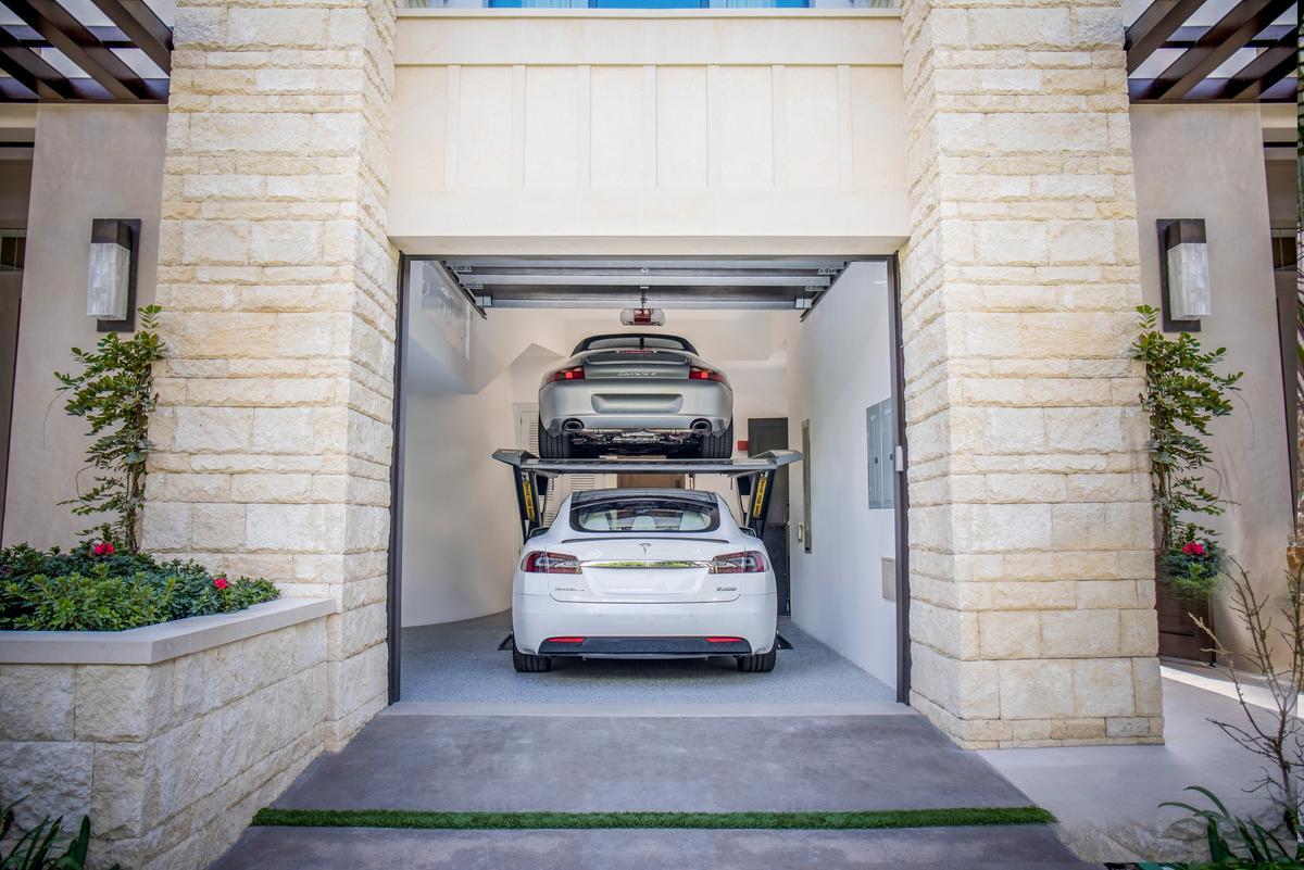 A6S-OPT1 220V 6,000-lb. Capacity Parking Lift Car Stacker 6,000-lb ...