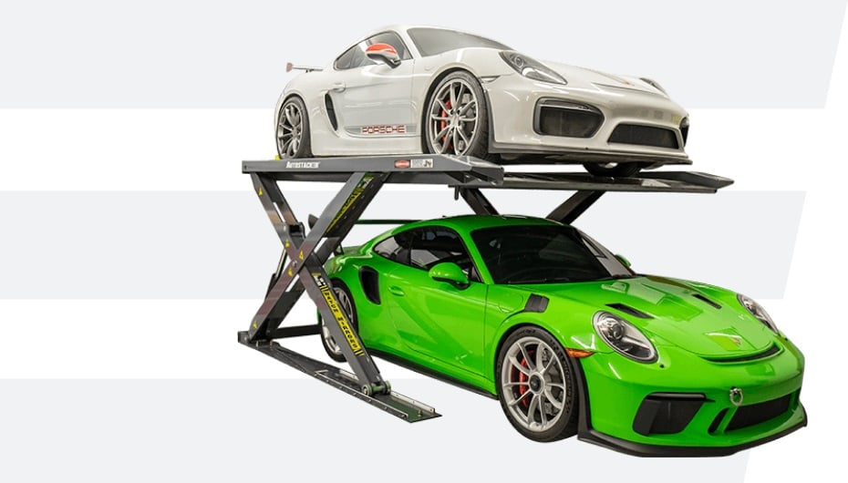 Autostacker Modern Low-Profile Parking Lift by BendPak